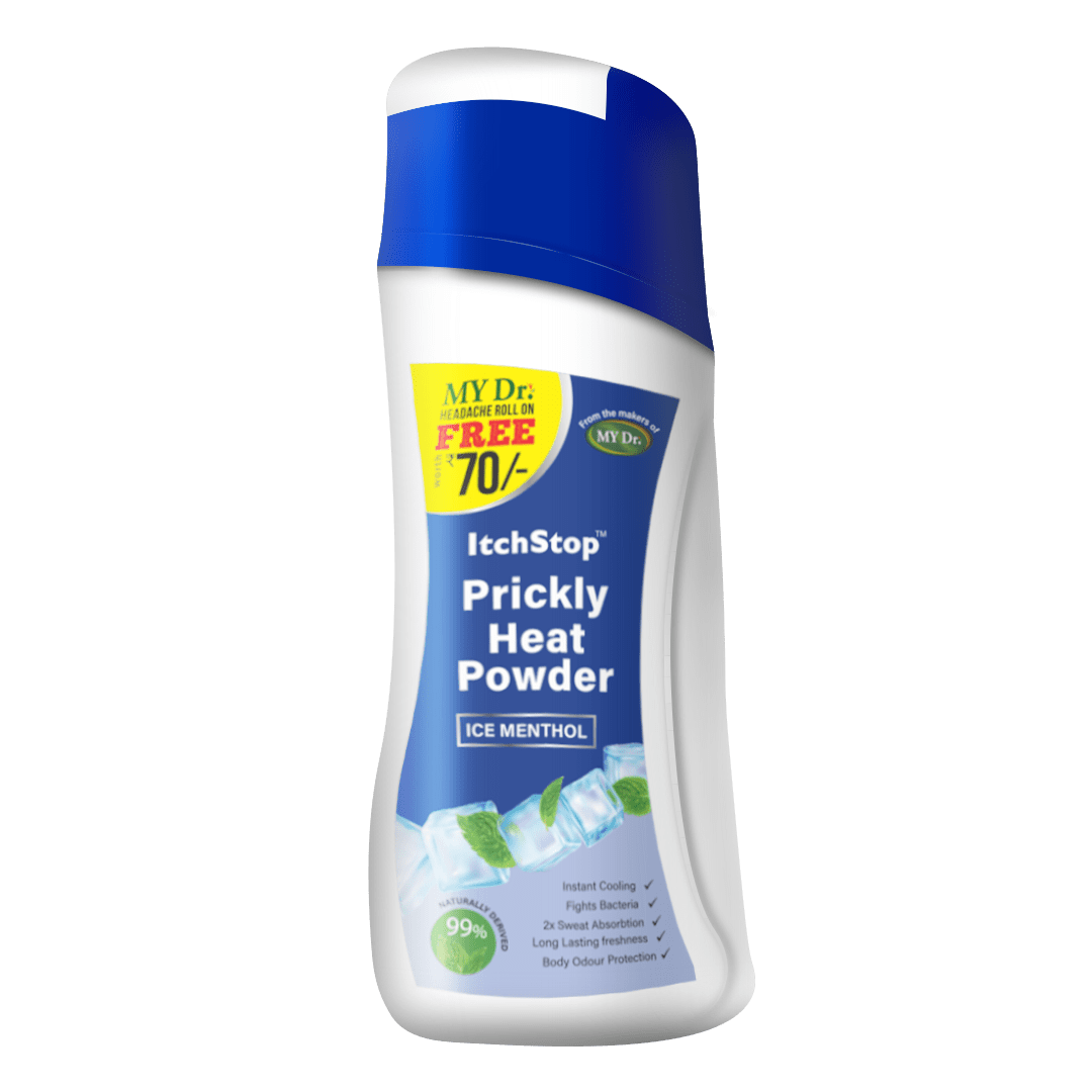 Itchstop Prickly Heat Powder – Ice Menthol (185 g) – ItchStop