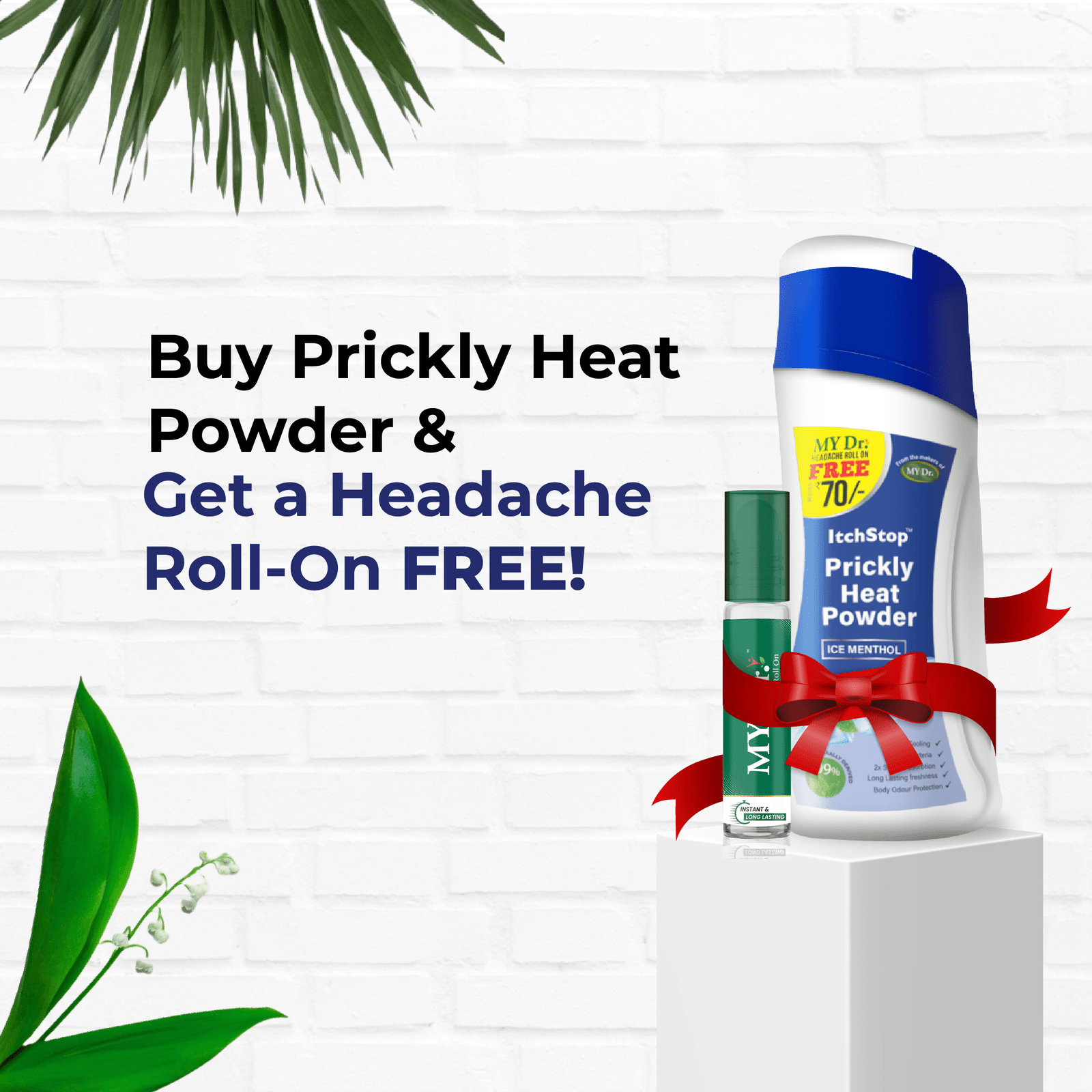 Itchstop Prickly Heat Powder – Ice Menthol (185 g) – ItchStop